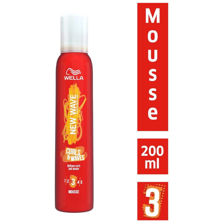 Wella New Wave Curls and Waves Hair Foam 200ml