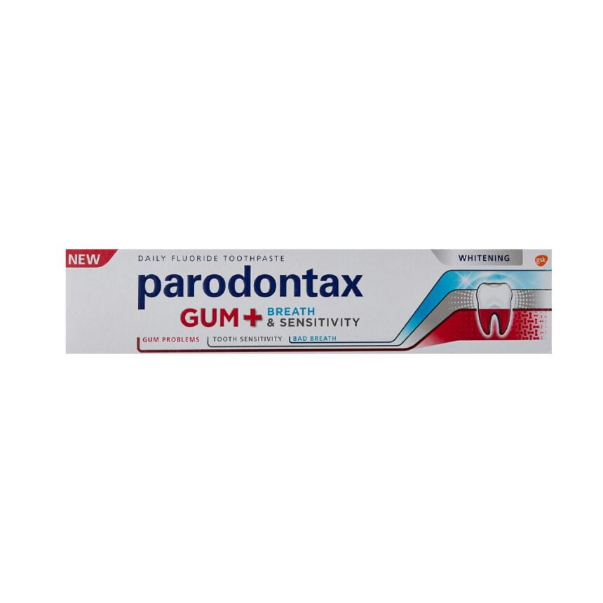 Parodontax Gums+ Breath & Sensitivity Whitening Toothpaste 75ml